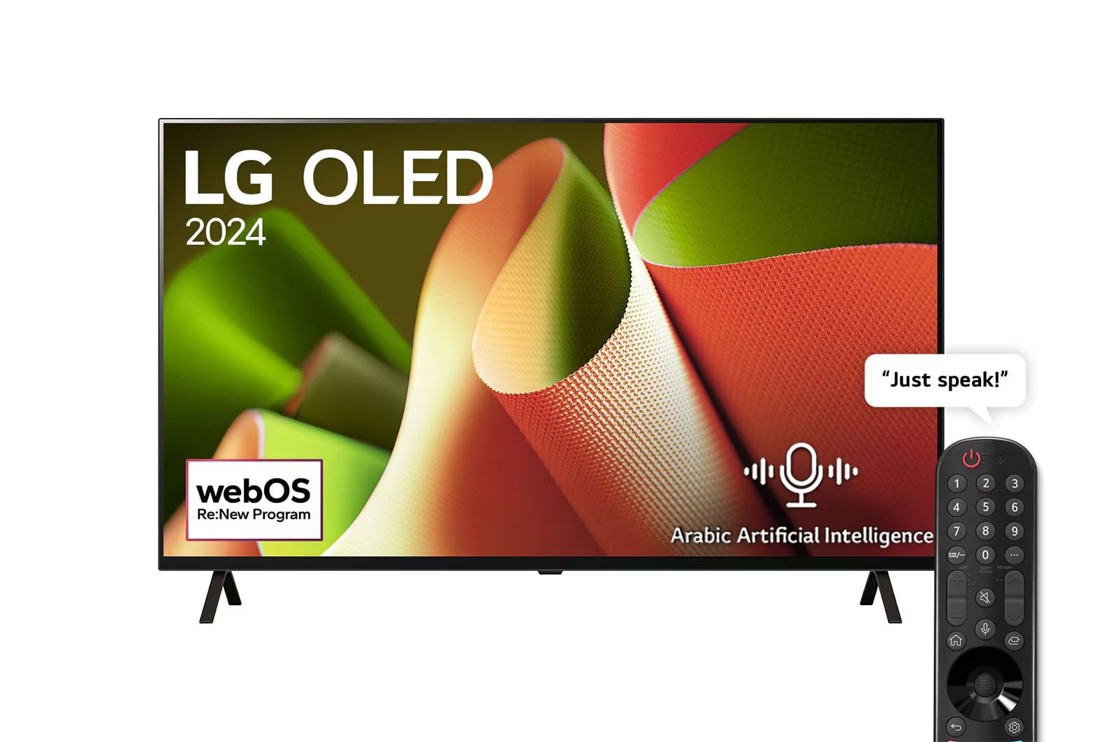55 Inch LG OLED B4 4K Smart TV AI Magic remote Dolby Vision webOS24 ...
